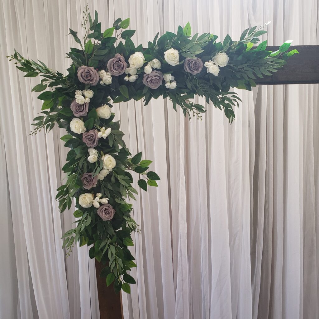 Gabriella Silk Floral 2 Piece Arbour Arrangement - Valley Tent & Party ...