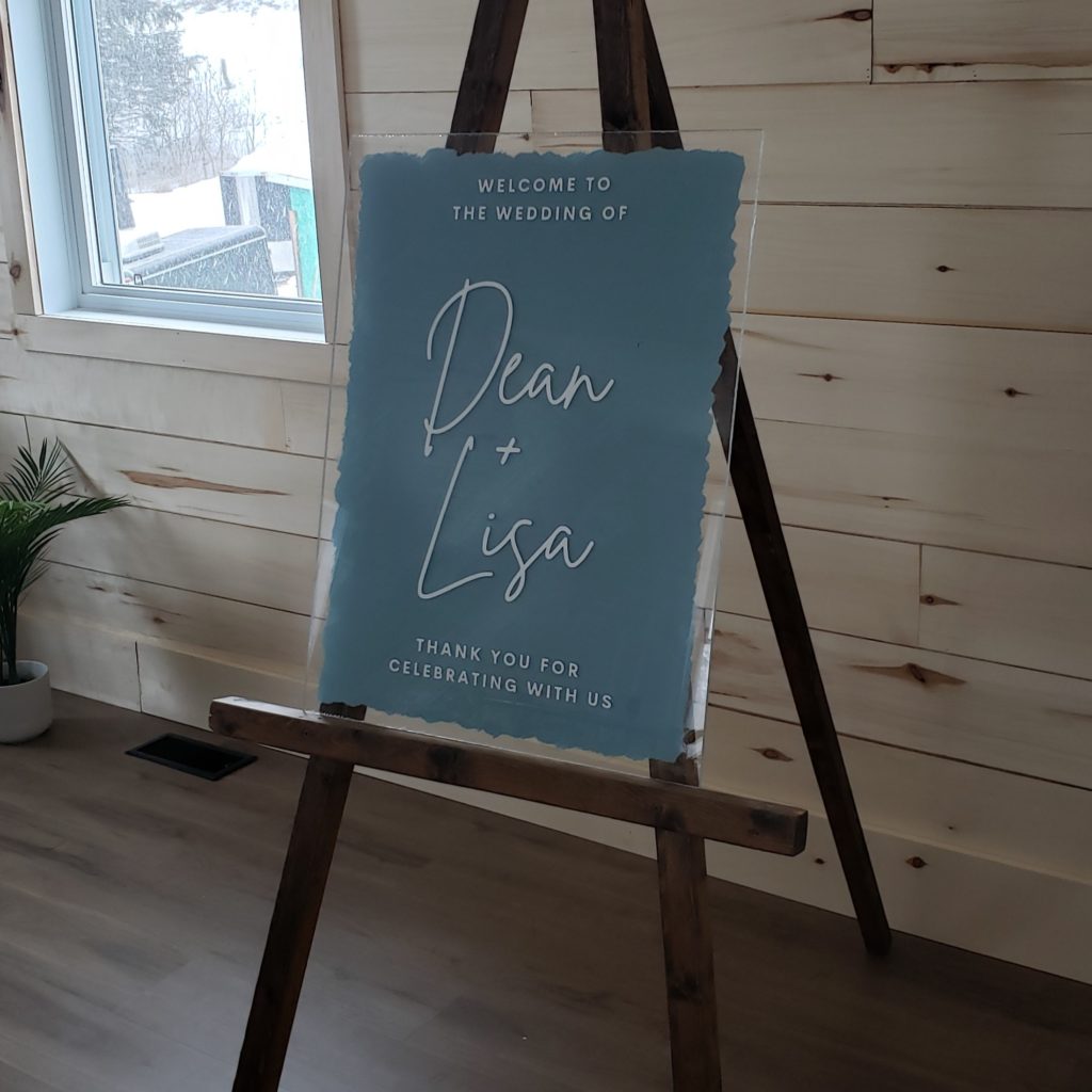 Dusty Blue Collection Signage Archives - Valley Tent & Party Rentals